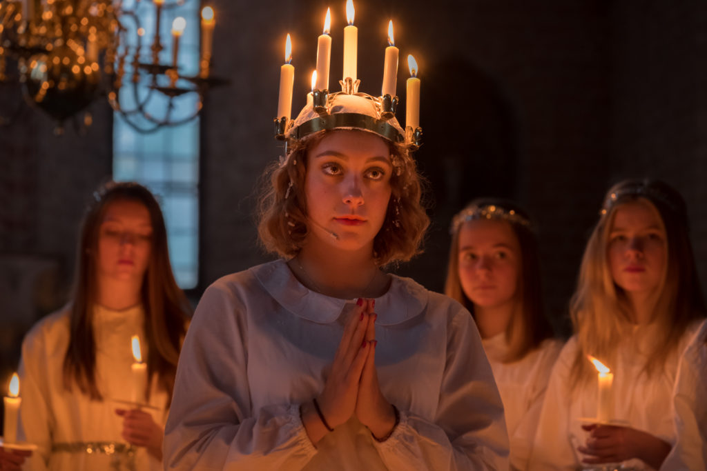 See yesterday’s Lucia procession - SSHL